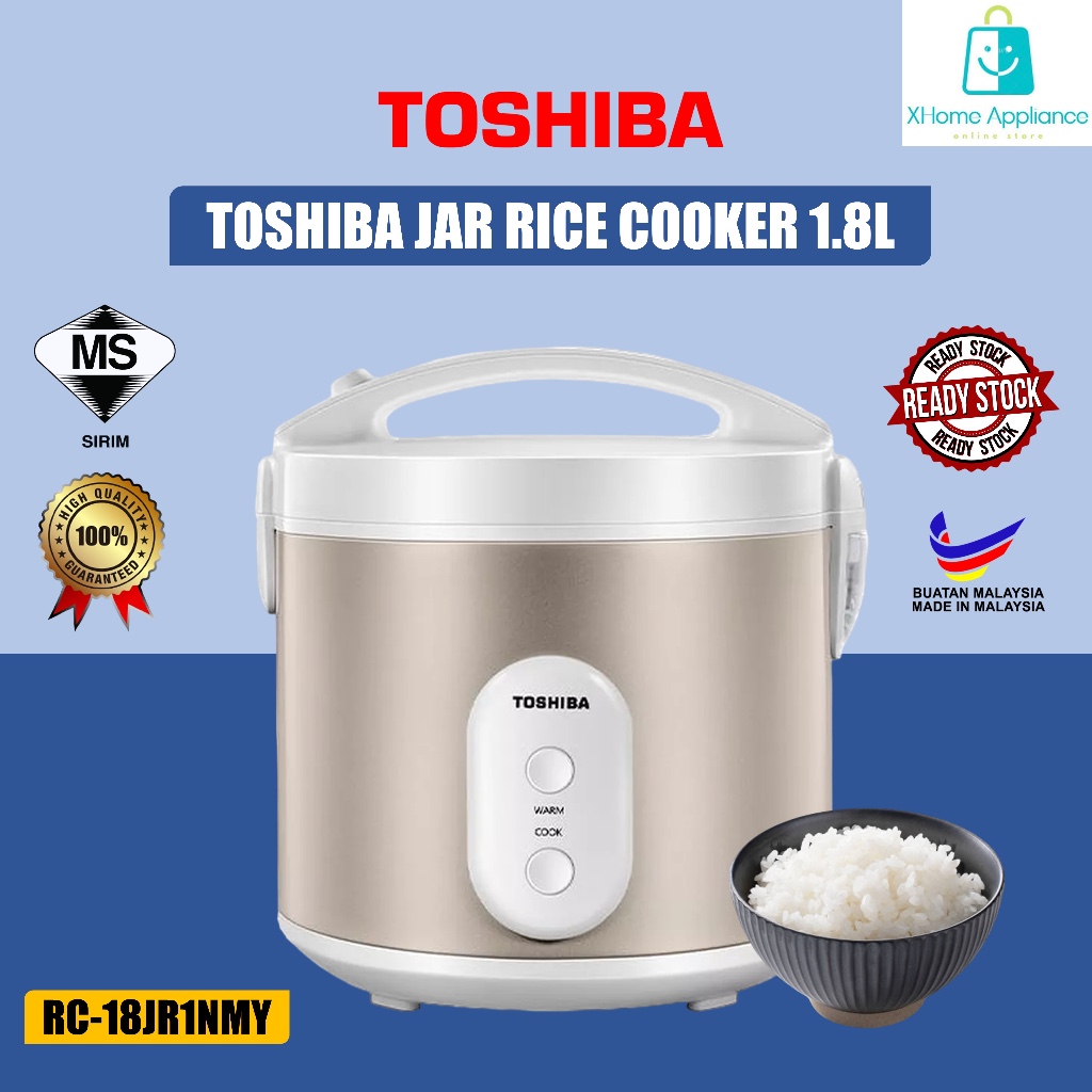 Toshiba Jar Rice Cooker (1.8L) RC-18JR1NMY | Periuk Nasi/电饭煲 | Shopee ...