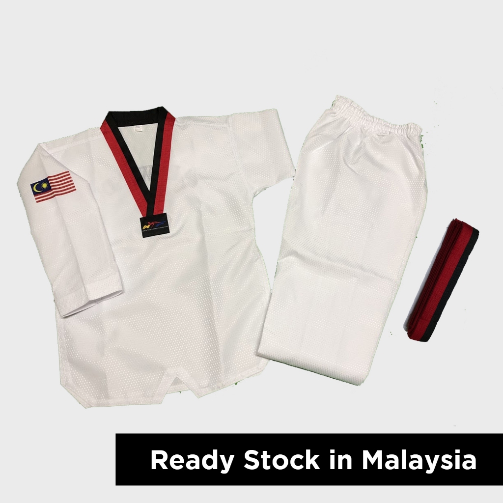 WTF Taekwondo Dobok | Taekwondo Uniform | Poom Belt Dobok | Poom Belt Uniform | WTF黑红带制服 ...