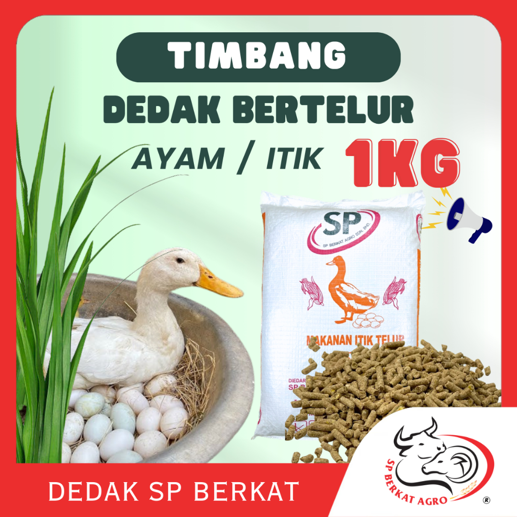 Makanan Itik Telur / Dedak Itik Penelur / Special DuckRepacking Makanan ...