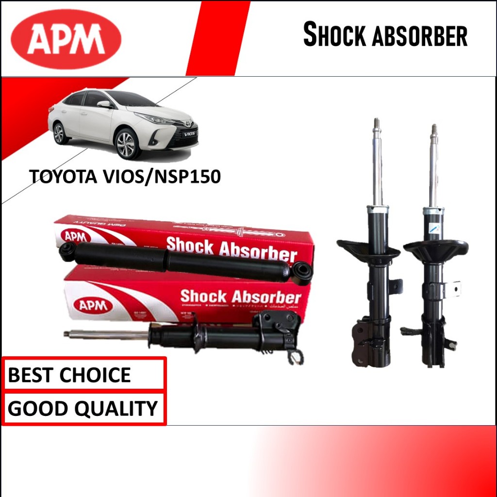 SET (ORIGINAL) APM ABSORBER DEPAN/FRONT ABSORBER / REAR ABSORBER TOYOTA ...