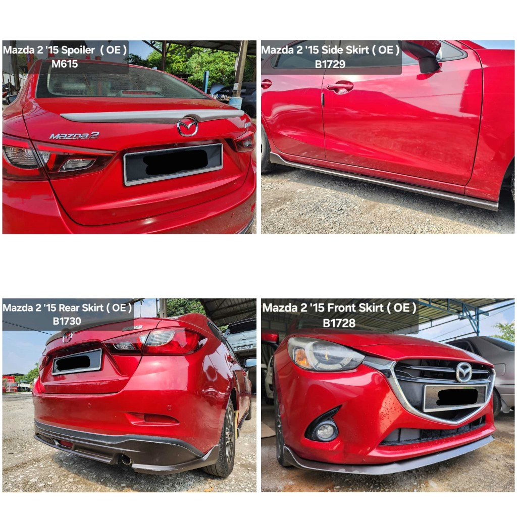 3rd Generation Mazda 2 2015 OEM Body Kit Fiber Ready Stock | Shopee ...