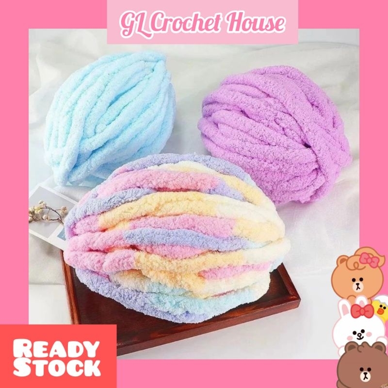 Super Thick Chunky yarn/ Giant thread polyester 250g+- | Shopee Malaysia