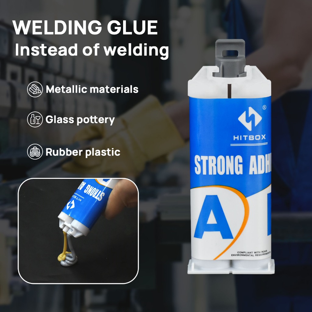 HITBOX 100g A+B Super Glue Metal Glue Adhesive Strong and Resistant to ...