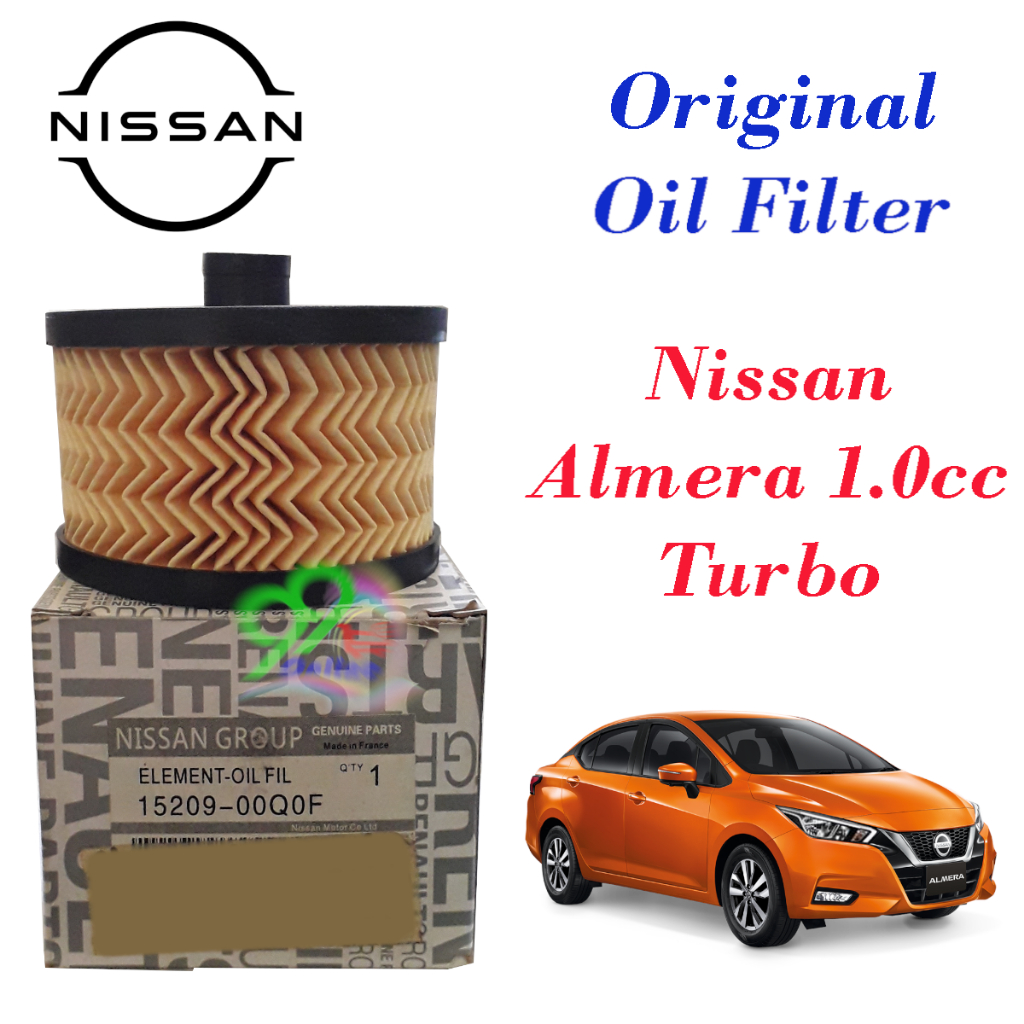 Engine Oil Filter for Nissan Almera 1.0cc Turbo | Shopee Malaysia