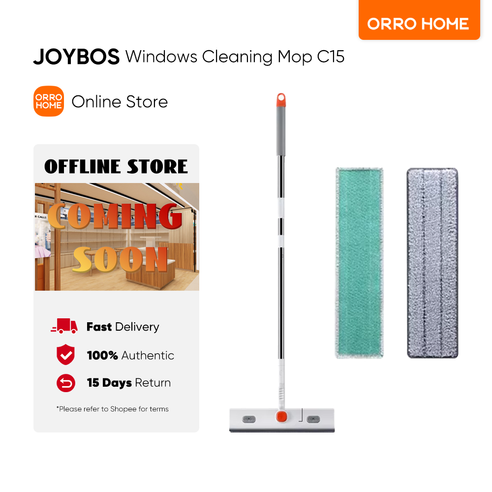 JOYBOS C15 Double-sided Screen Window&Glass Cleaning Brush Wiper ...