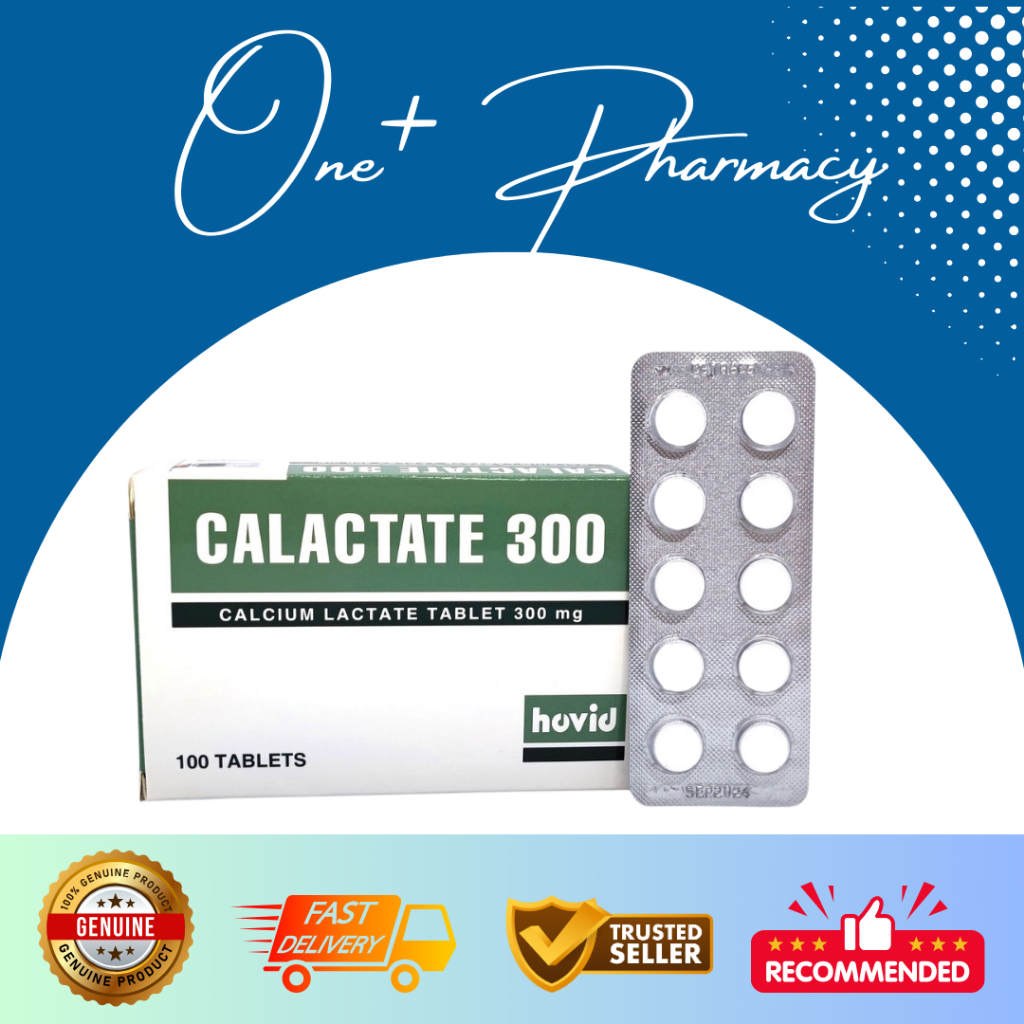 Hovid calactate calcium lactate 1 box (300mg x 100's) | Shopee Malaysia