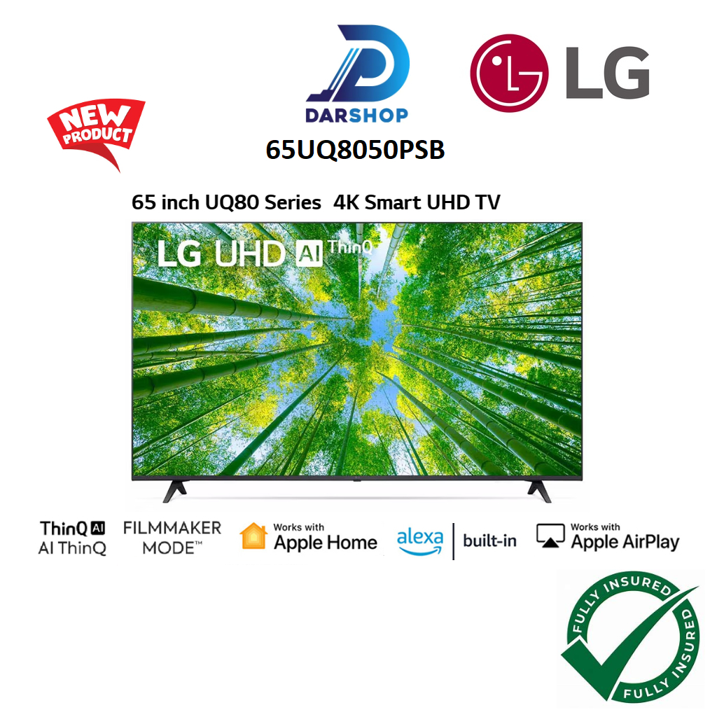 LG Smart TV 65 Inch 4K UHD UQ8050 65" Smart TV Murah Television 电视机 電視機 ...