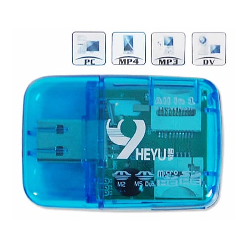 HEYU High Quality USB All In One Multi Card Reader Digital Camera SD ...