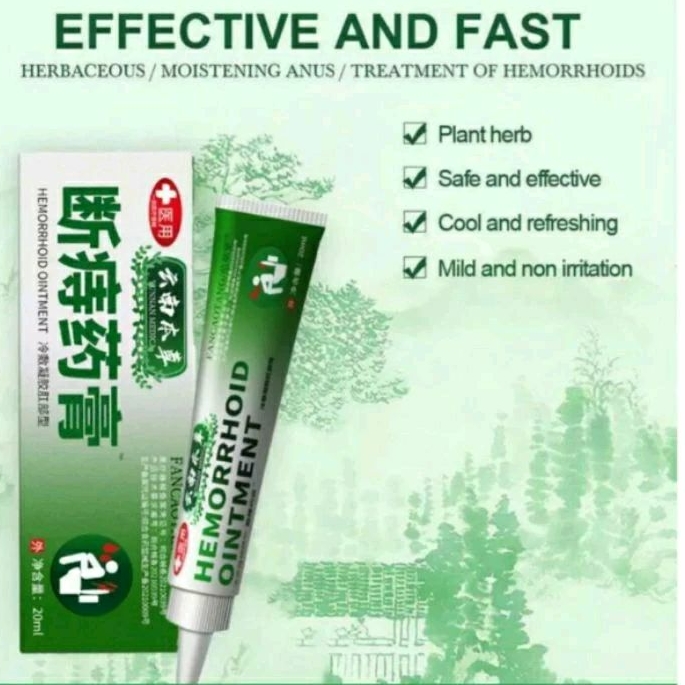 20ml Natural Krim Herbal Mengecut Buasir Luar & Dalam / Hemorrhoids ...