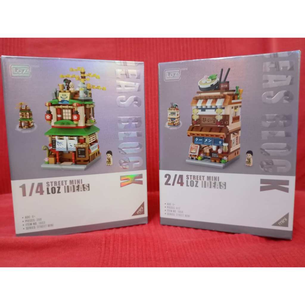 LOZ MINI IDEA JAPANESE STREET BRICKS AND BUILDING BLOCKS | Shopee Malaysia