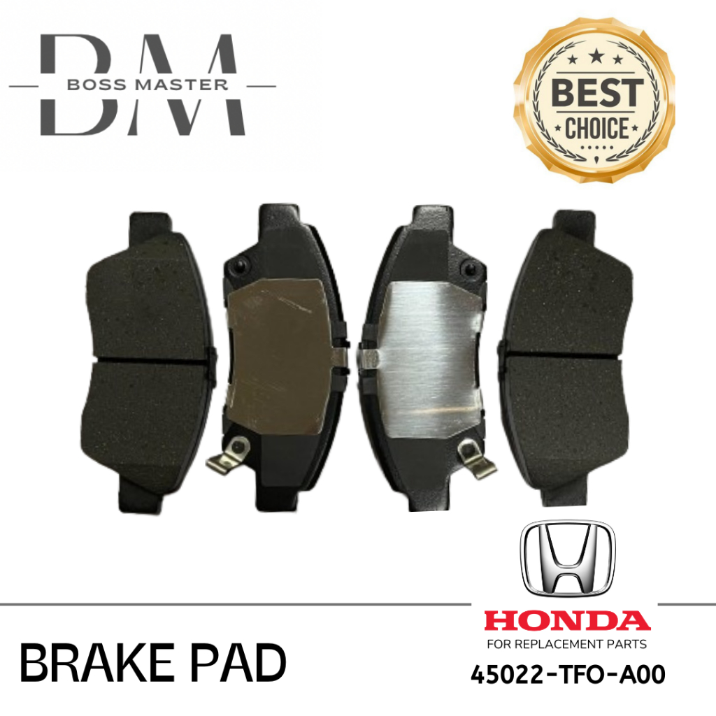 HONDA CITY TMO T9A / JAZZ TFO T5A / CIVIC TRO 1.5 BRAKE PAD FRONT 45022 ...