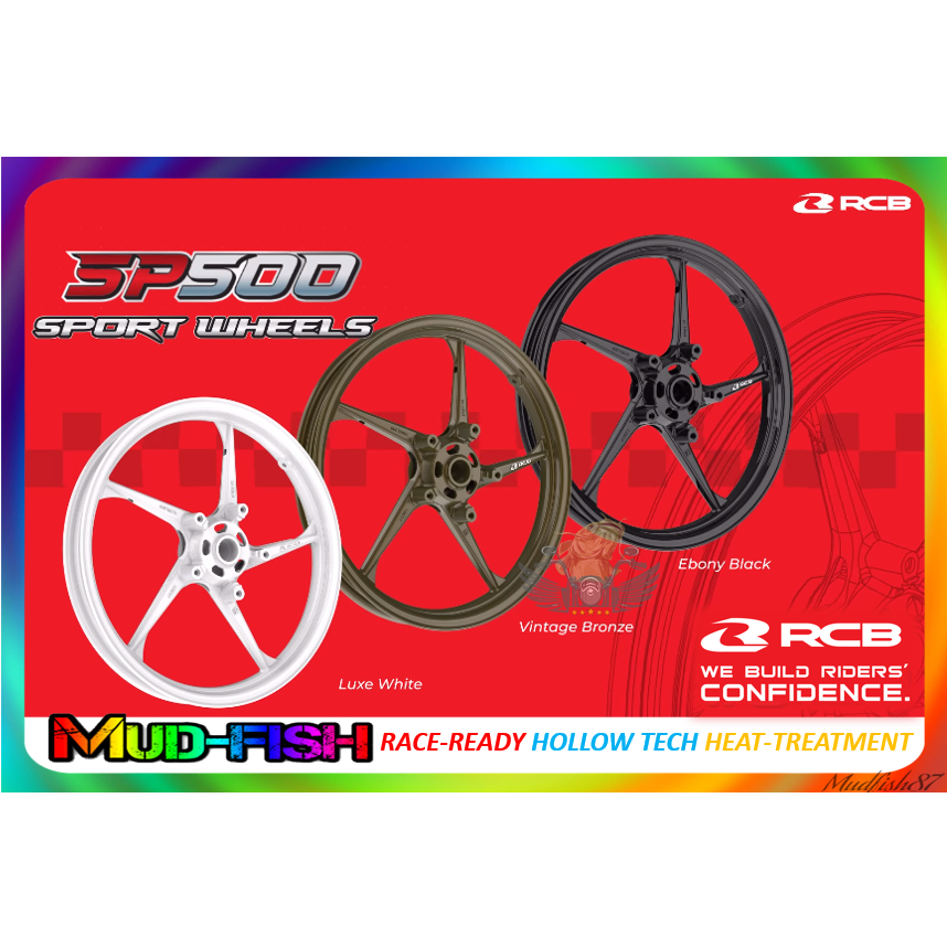 RCB SP500 SPORT WHEEL RIM FOR YAMAHA Y15ZR | Y16ZR ABS -185X17 / 250X17 ...