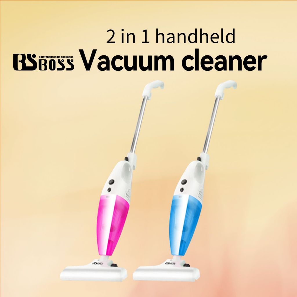 BSBOSS 2 In 1 Push-Rod Handheld Vacuum Cleaner - Blue (600W) [Free ...