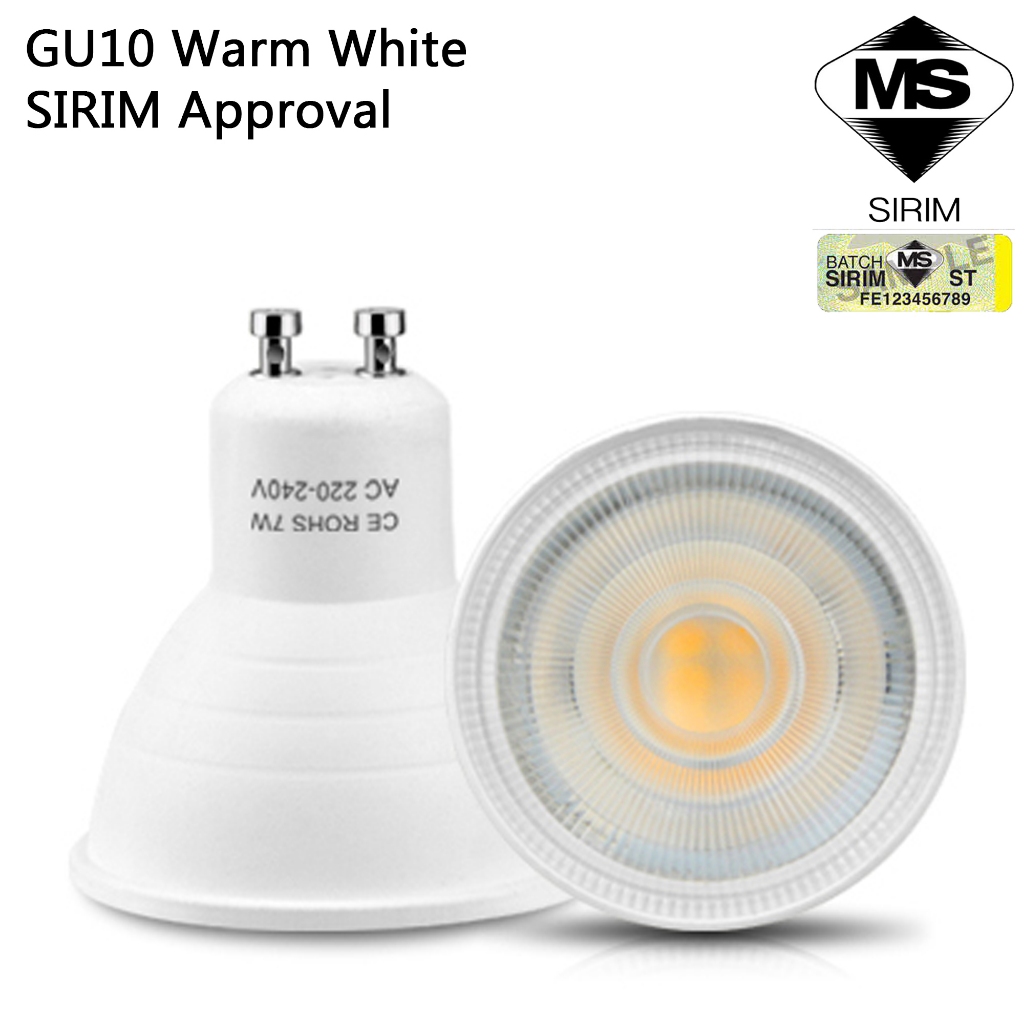 3H 240V G5.3/GU10 7W/8W Shorten MR16 SMD 2835 LED Bulb [SIRIM] [Replace ...