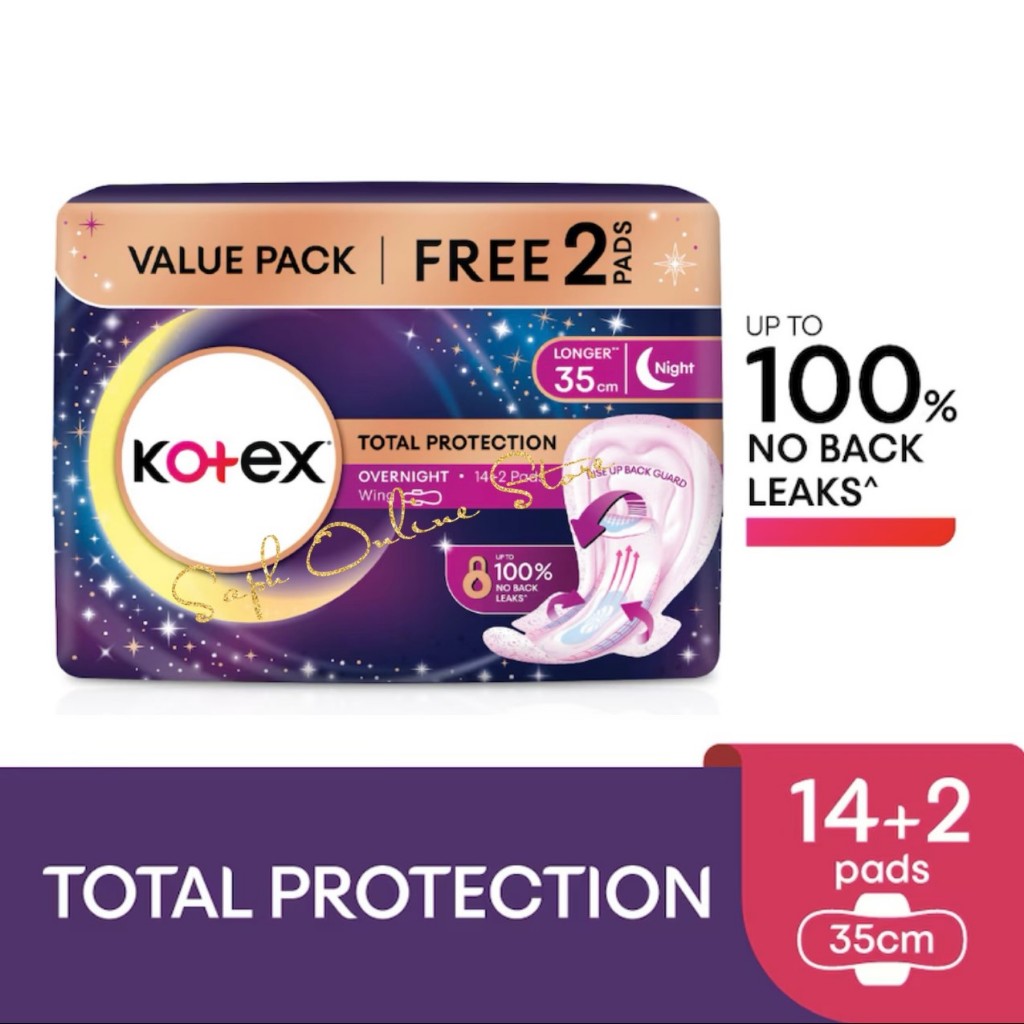 KOTEX Proactive Guard / LIBRESSE Maxi Feminine Sanitary Pads (24cm/28cm/32cm/35cm/41cm) - Wings ...