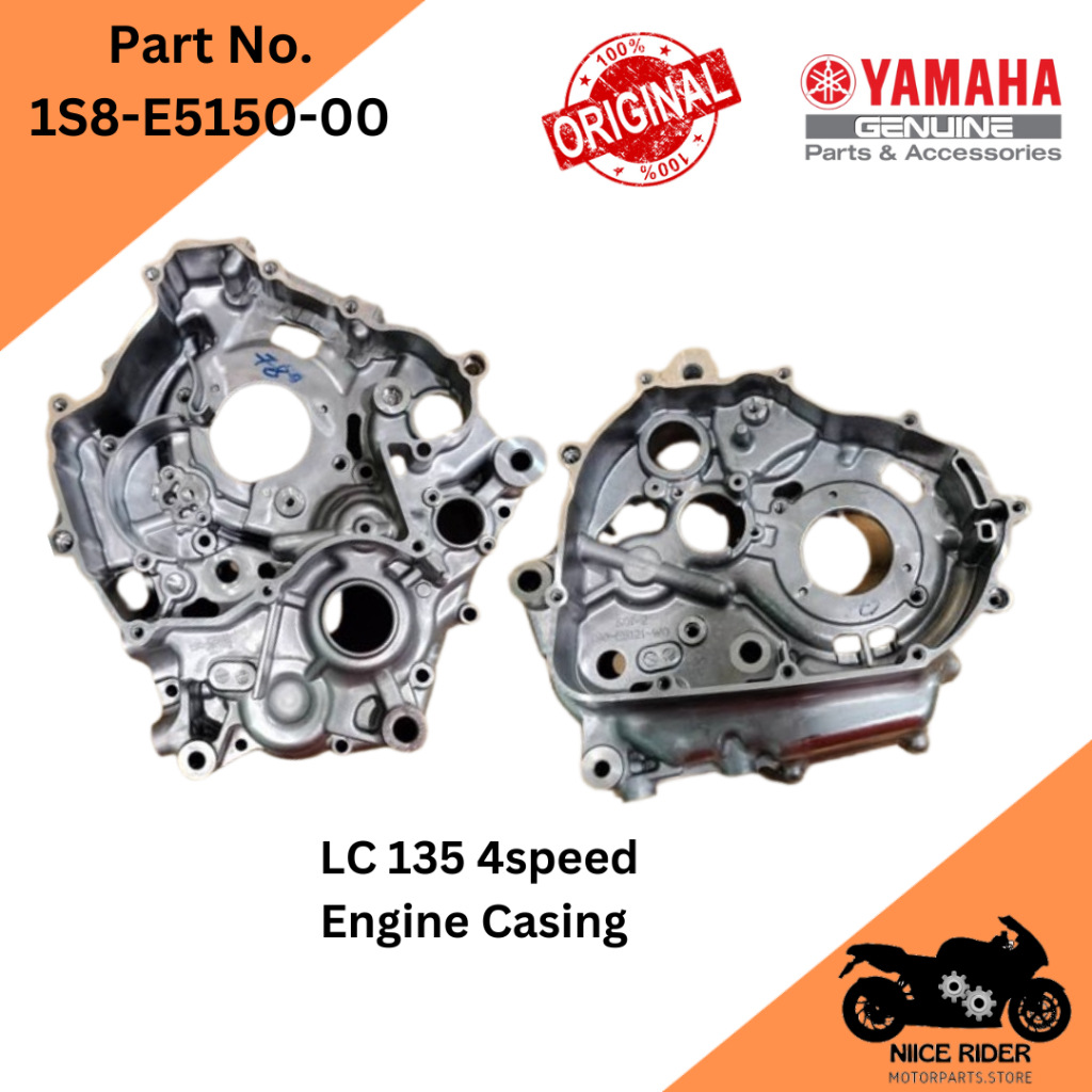 Yamaha LC135 4speed engine case crankcase cover middle 100% original ...