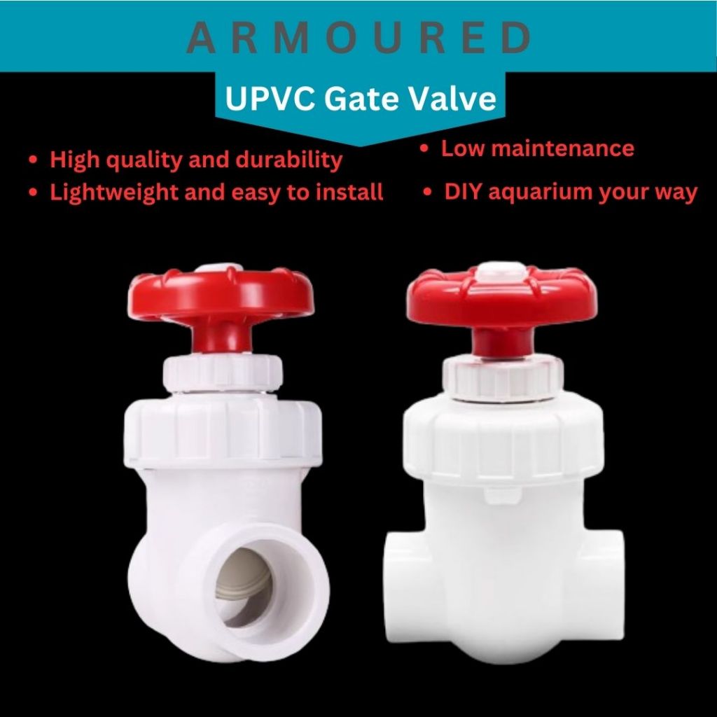 UPVC Gate Valve PVC Fitting for DIY Aquarium Fish Tank Pond | Shopee ...