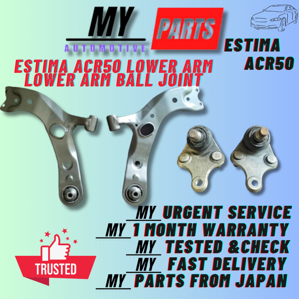 Toyota Estima Previa ACR50 GSR50 Alphard Vellfire ANH20 GGH20 Front Lower Arm & Ball Joint ...