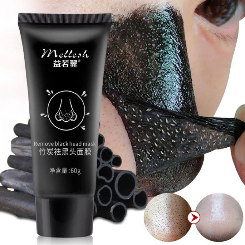 MELLESH REMOVE BLACK HEAD MASK penanggal jerawat bintik hitam whitehead ...