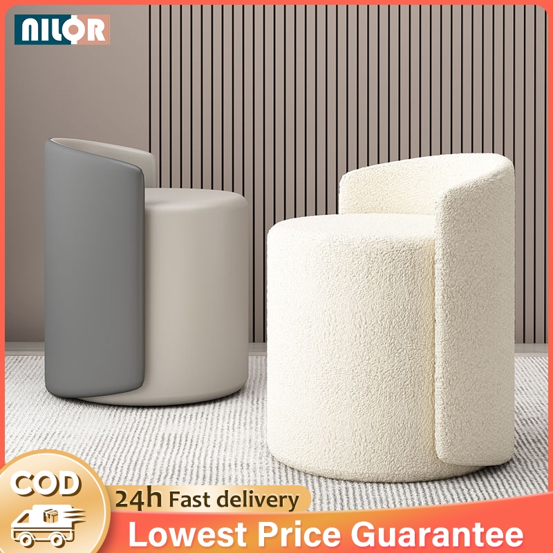Stool Kerusi Bedroom Dressing Chair Furniture Chair Round Bench Sofa ...