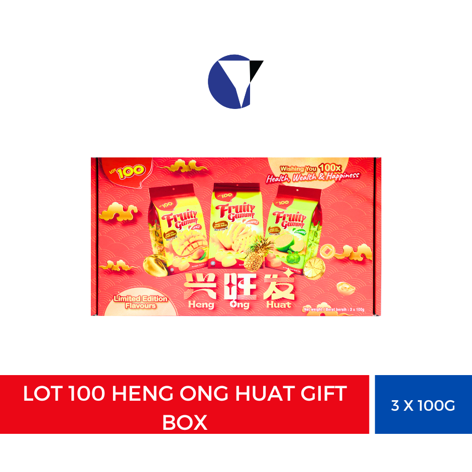 LOT 100 HENG ONG HUAT GUMMY (3X100G) | Shopee Malaysia