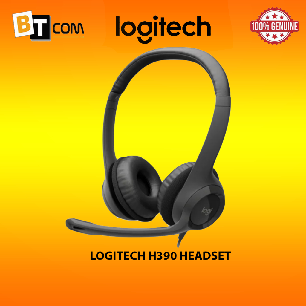 Logitech H390 Wired USB-A Connection Computer Headset 981-000485 , 981 ...