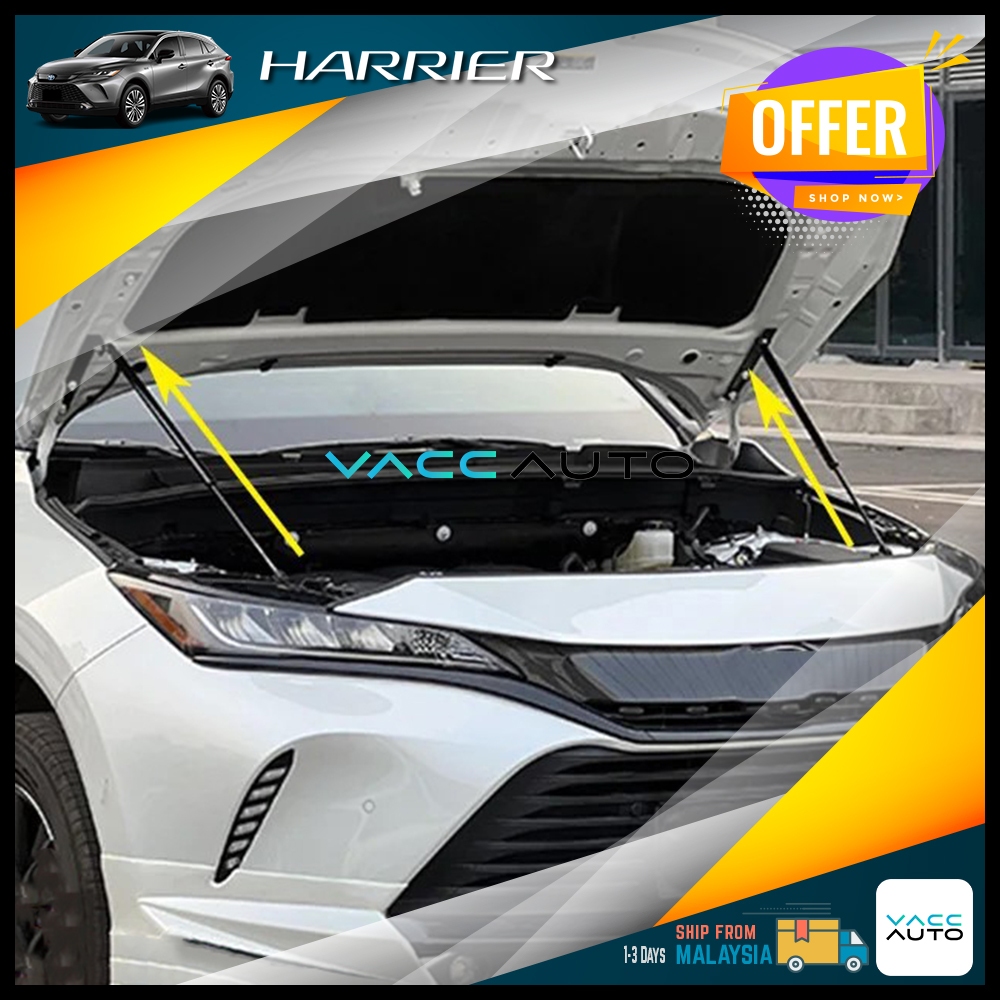 Toyota Harrier XU80 4th Gen (2020-2026) Front Bonnet Hydraulic Hood ...