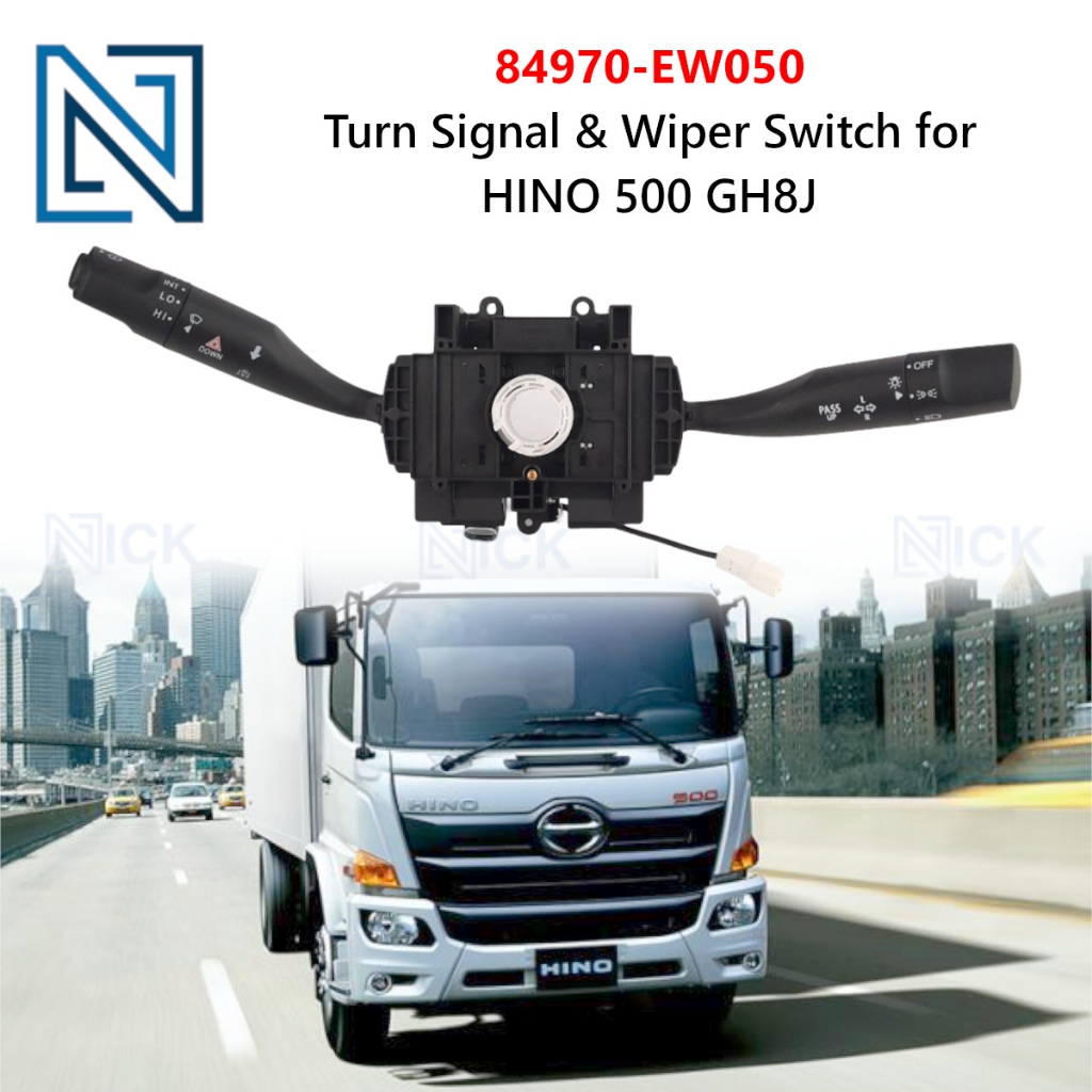 New HINO 500 GH8J Turn Signal Switch Wiper Switch Combination Switch ...
