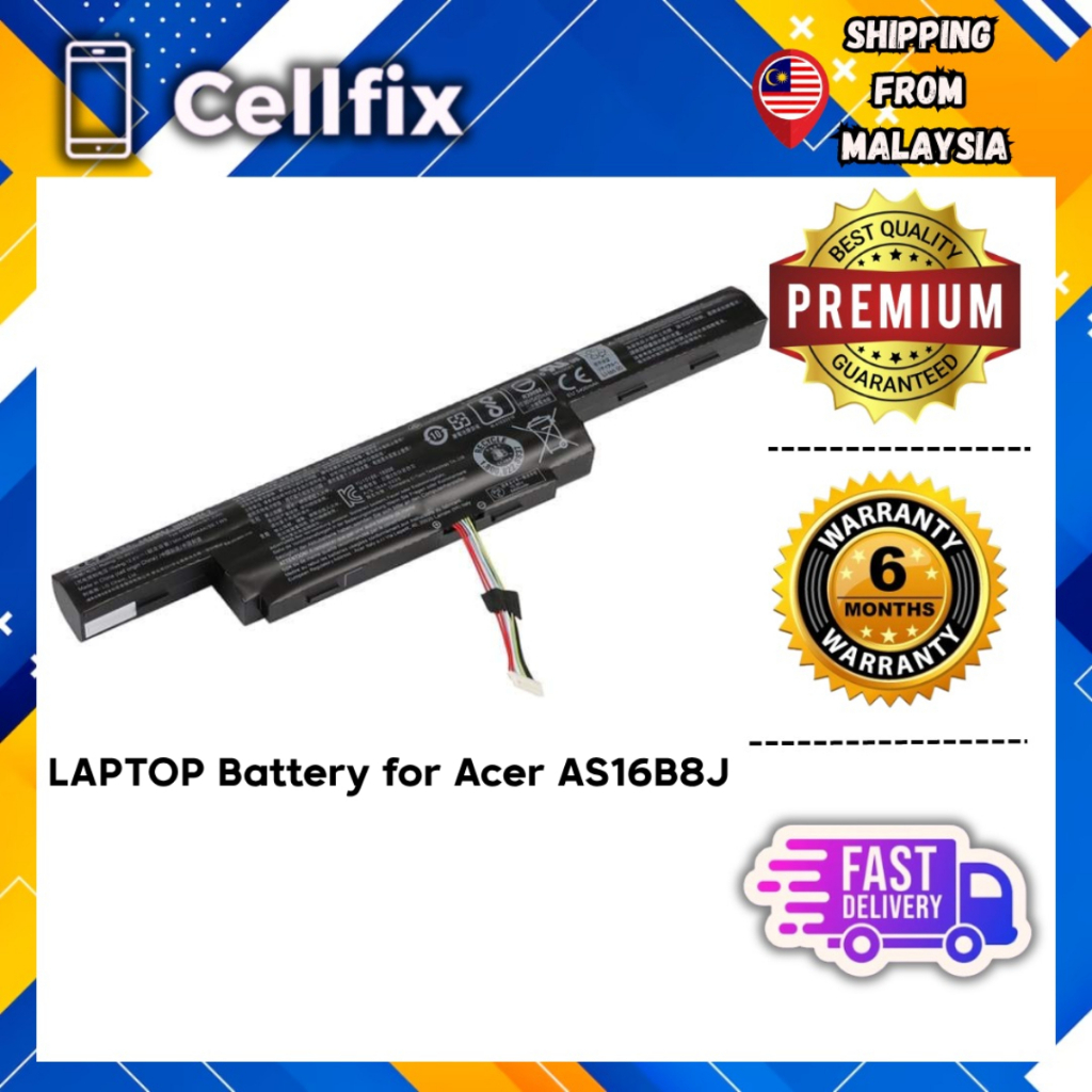ACER Battery for Acer AS16B8J AS16B5J Aspire E5-523G-94BJ Aspire E5 ...