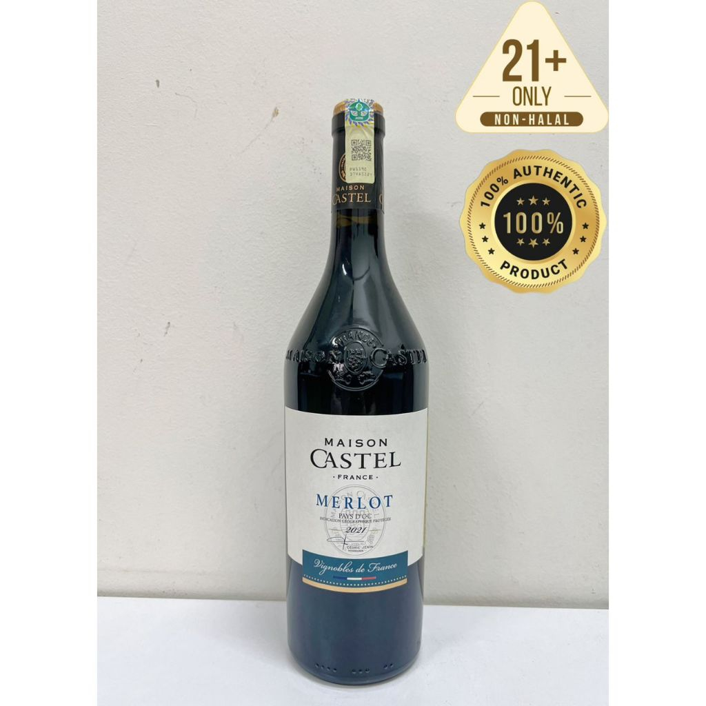Maison Castel France Merlot/Cabernet Sauvignon/Sauvignon Blanc 750ml ...