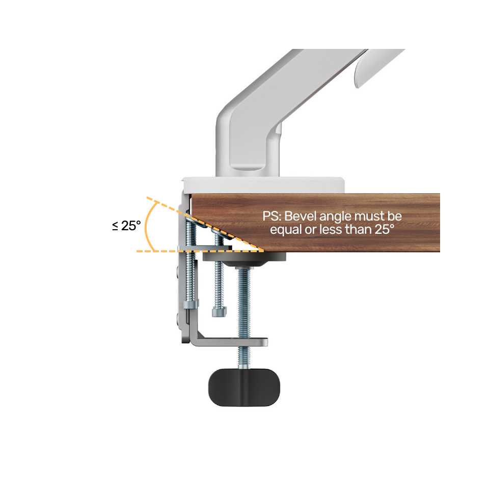 the Aryl™ Monitor Arm Table Clamp Auxiliary Accessory | Shopee Malaysia