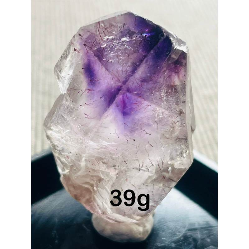 Natural Super7 Super Seven 超七 high grade 39g in acrylic box | Shopee ...