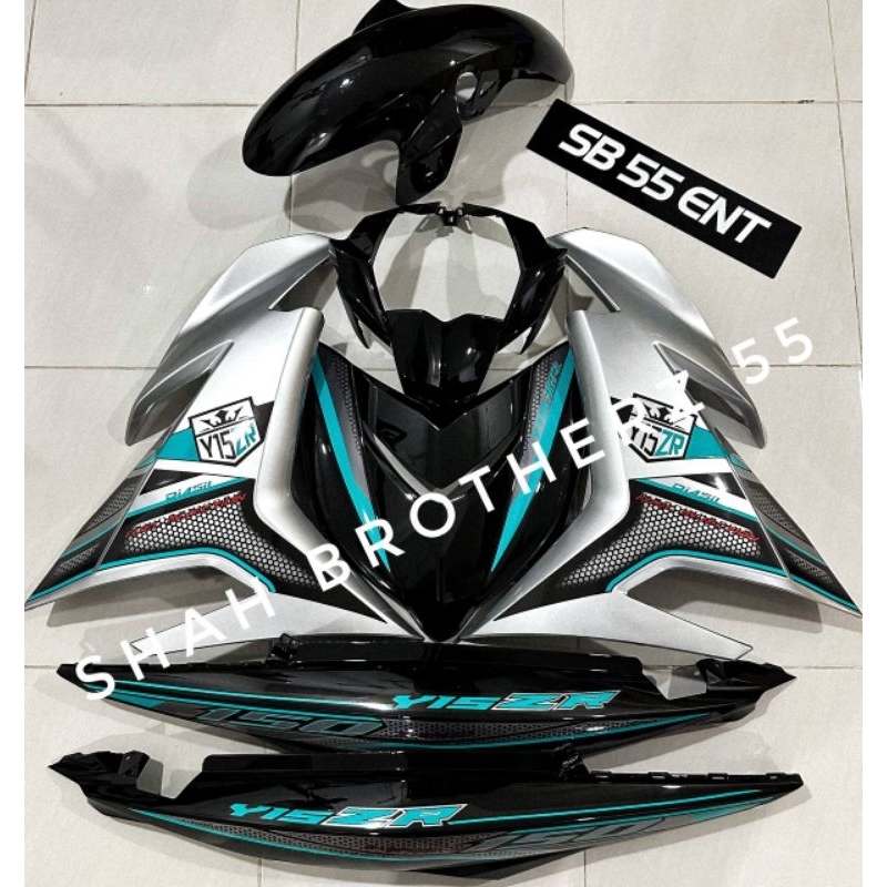 COVERSET Y15 V1/V2 ROBOT SILVER CHROMR🔥 | Shopee Malaysia