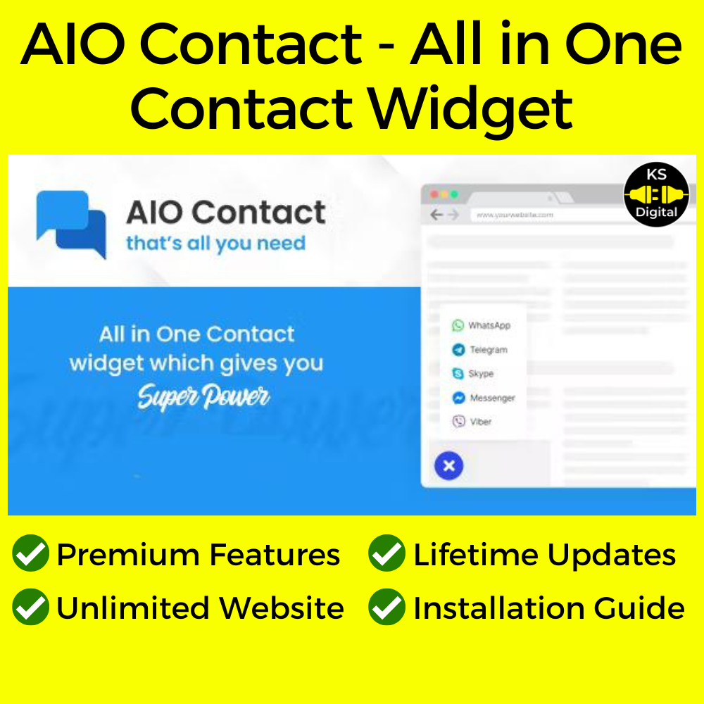 [Latest] AIO Contact - All in One Contact Widget - Support Button ...