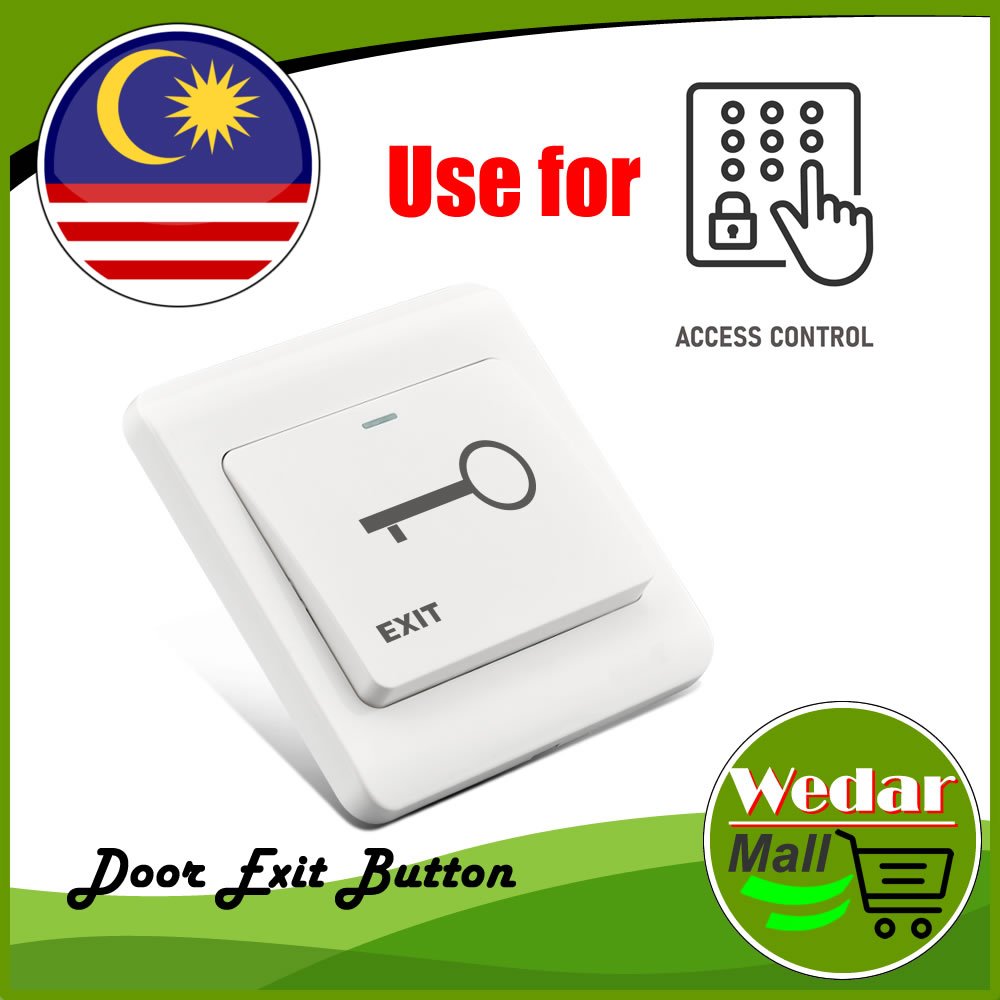 Door Access System PVC Big Exit Push Button 3" x 3" access switch ...