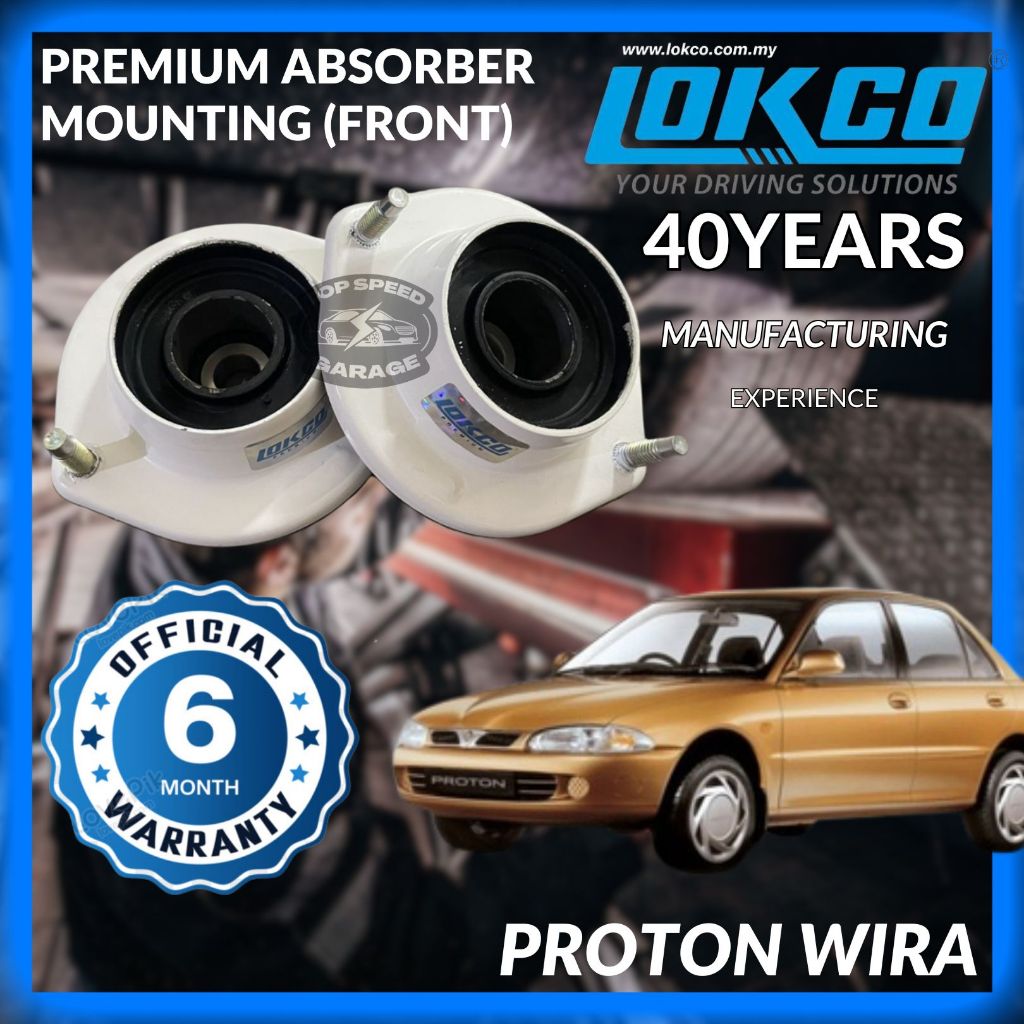LOKCO Premium Heavy Duty Absorber Mounting Proton Wira/Arena Front ...