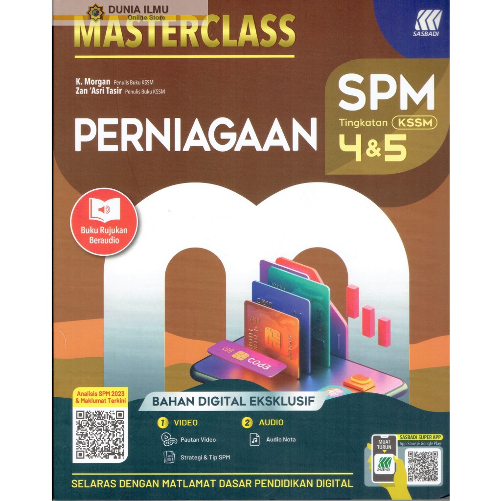 BUKU RUJUKAN : MASTERCLASS SPM TING 4&5 PERNIAGAAN | Shopee Malaysia