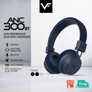 Vinnfier VF ANC 300 BT Active Noise Cancelling Bluetooth Headphone ...