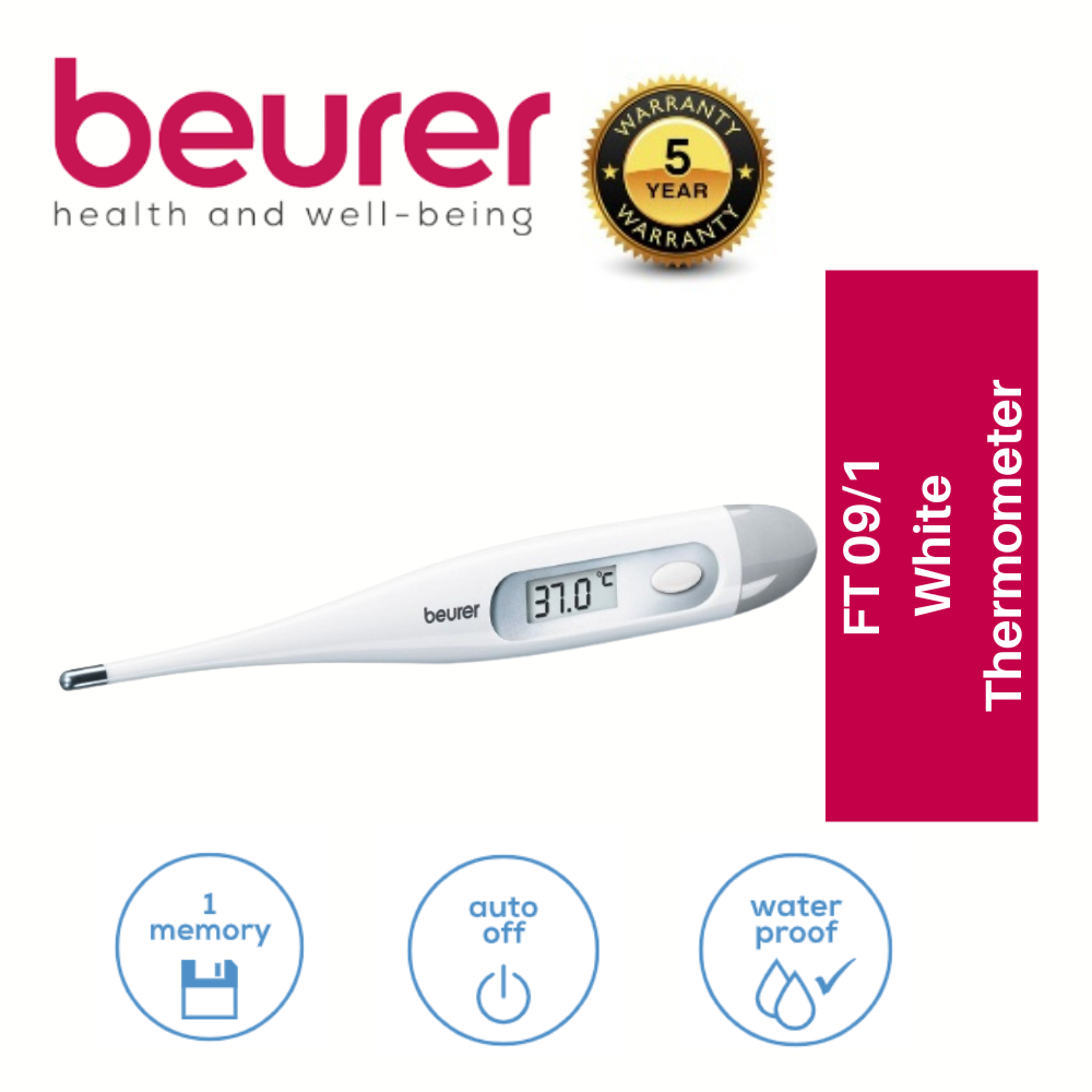 [5 YEARS LOCAL WARRANTY] BEURER Pencil Thermometer FT 09/1 or FT09/1 ...