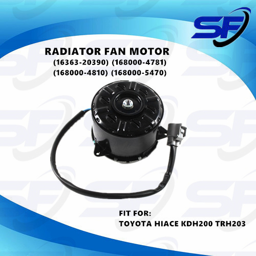 TOYOTA HIACE KDH200 TRH203 2006Y RADIATOR FAN MOTOR 16363-20390 168000 ...