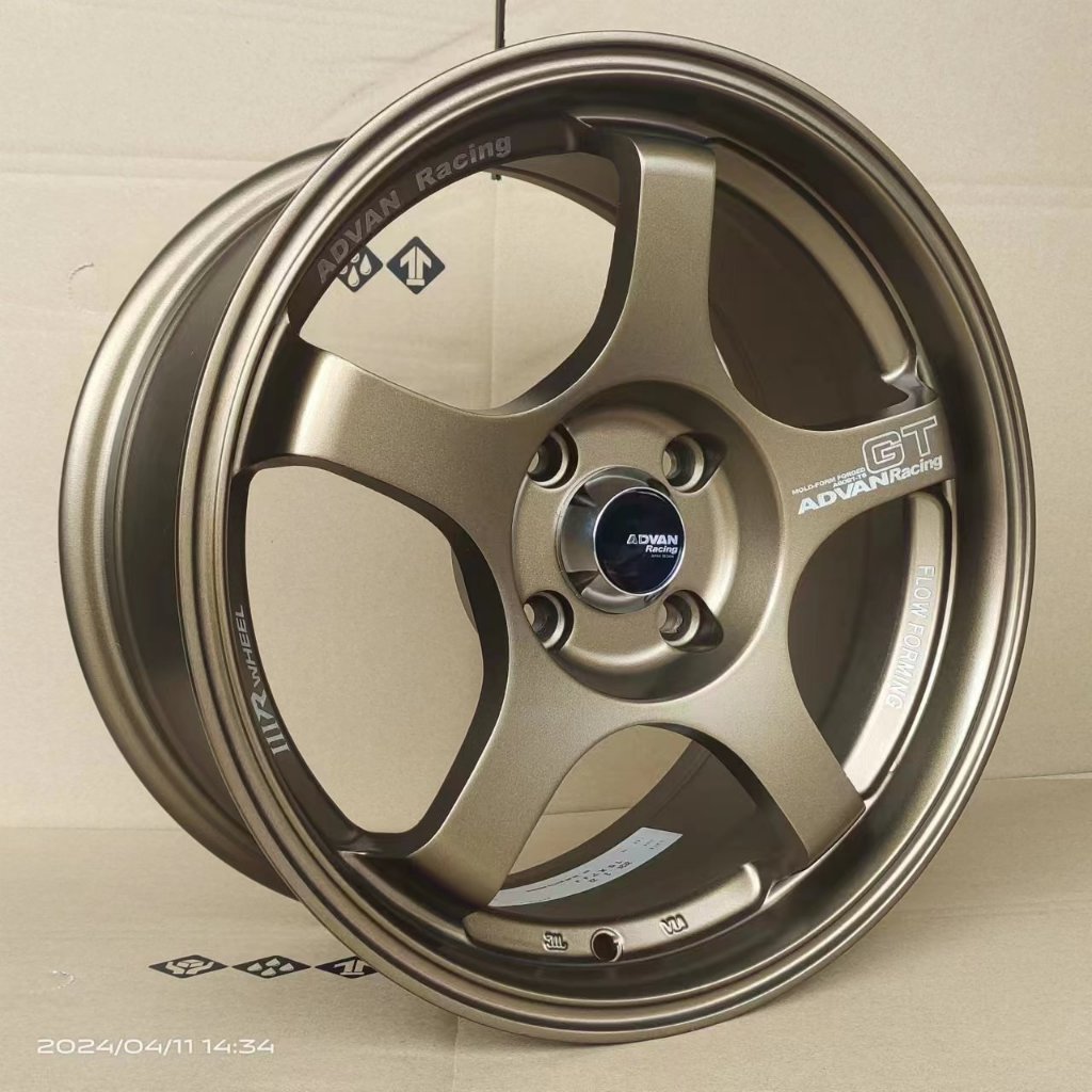 ADVAN GT (3R - Made In Thailand) 15” 16” 17” 4H100/4H114.3, 5H100, 5H114.3 ET38 DARK BRONZE ...