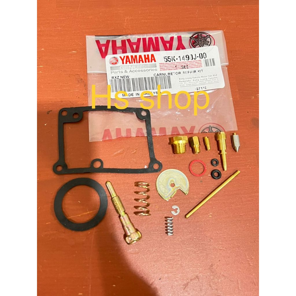 YAMAHA RXZ CARBURETOR REPAIR KIT // SET BARANG DLAM CARBURETOR JARUH ...