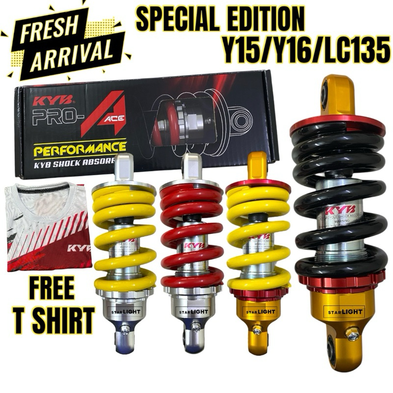 LIMITED EDITION!! KYB PRO ACE MONOSHOCK Y15 Y16 LC135 Y15ZR Y16ZR HEAVY ...