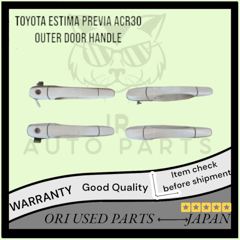 Toyota Estima Previa ACR30 Outer Door Handle / Luar Pemegang Pintu ...