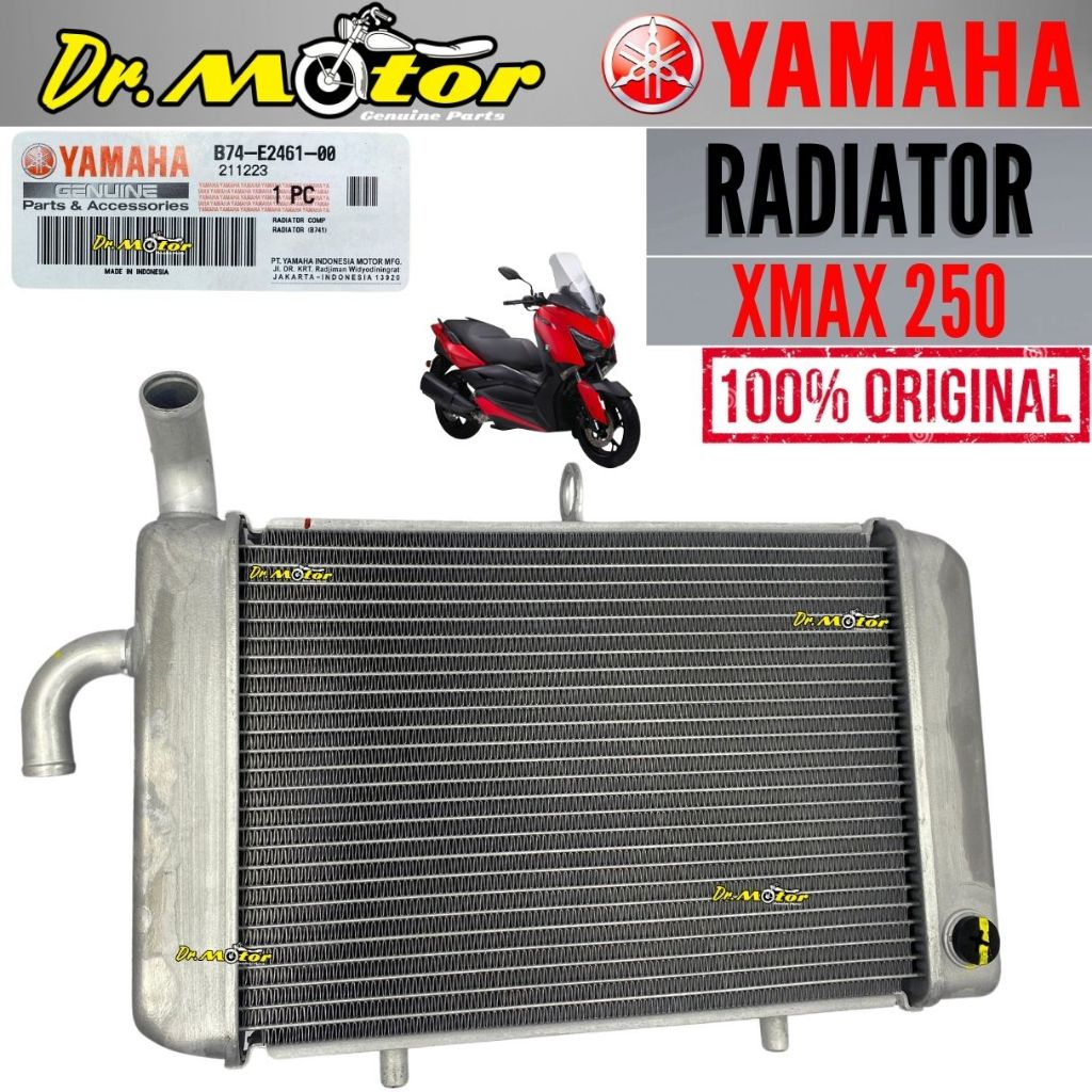 XMAX 250 XMAX250 X MAX X-MAX Radiator Coolant Tank Tanki Air Radiater ...
