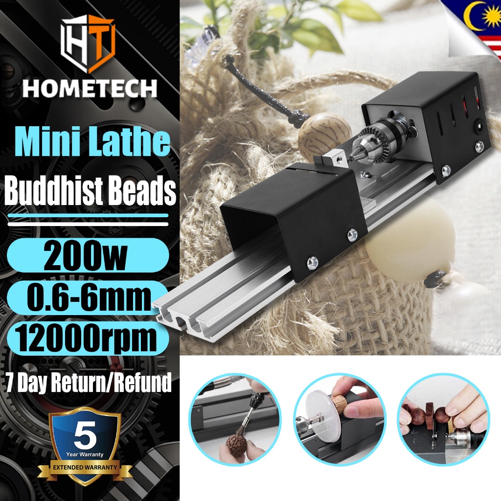 🔥5-year warranty🔥Mini lathe beads machine standard set bead stringing ...
