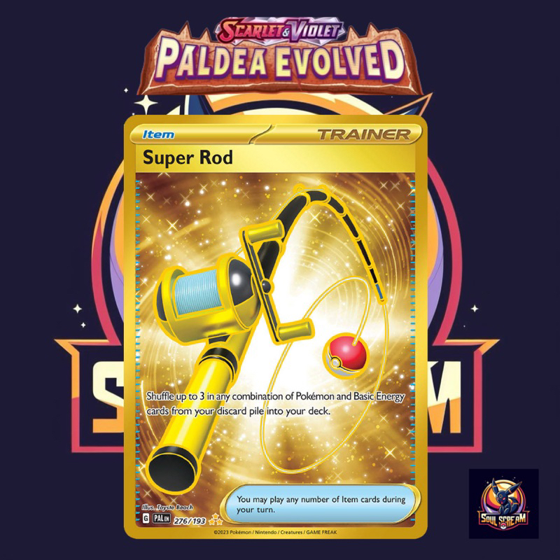 Pokemon TCG Gold Super Rod Paldea Evolved | Shopee Malaysia