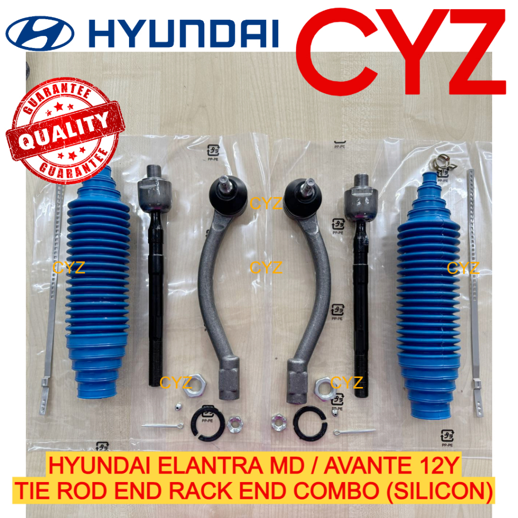 Combo Set HYUNDAI ELANTRA MD 12Y, AVANTE 12Y Tie Rod End / Rack End ...