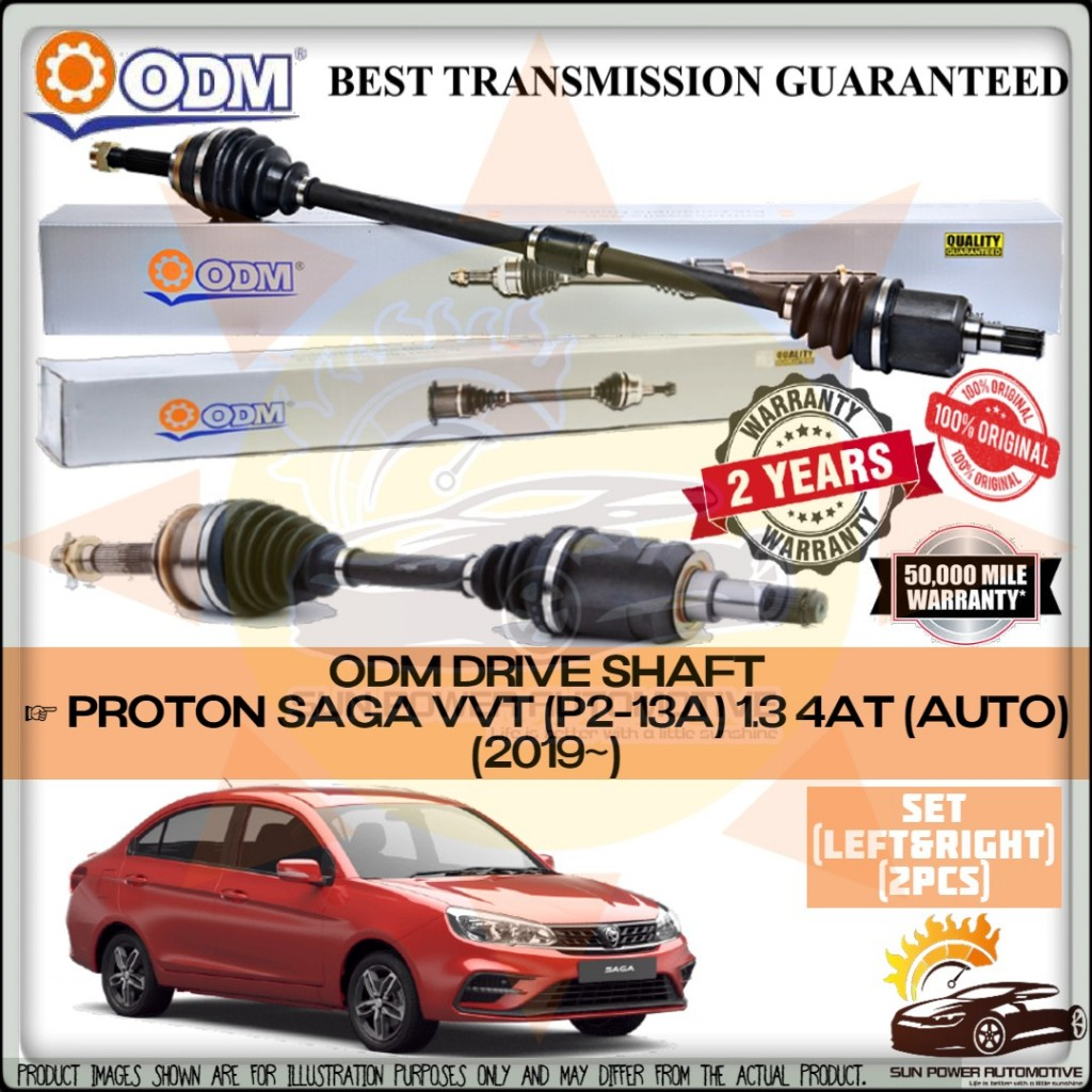 Proton Saga VVT P2-13A 1.3 4AT (2019~) ( AUTO ) 100% ORIGINAL ODM DRIVE ...