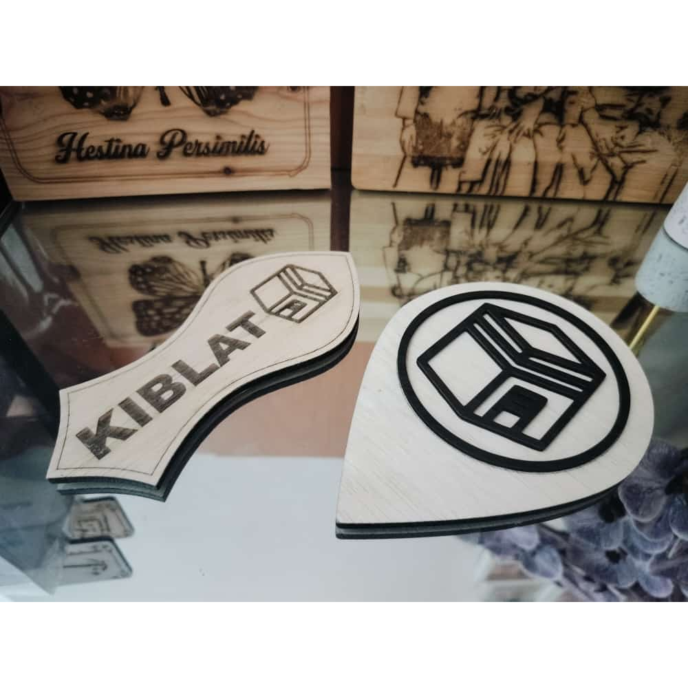 Penanda Kiblat Kayu Ukir /Qibla Sign Engrave Wood | Shopee Malaysia